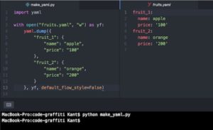 【Python】YAMLファイルの読み込み書き込み
