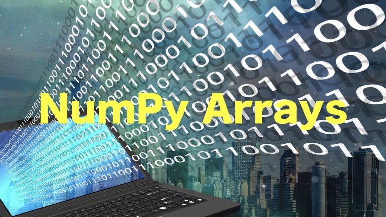 【python】numpyで配列を作る Numpy Arrays 