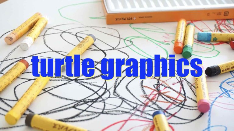 【Python】turtleグラフィックスでお絵かき入門