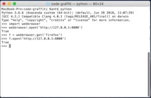 【Python】ローカルwebサーバーの立ち上げ – socketserver