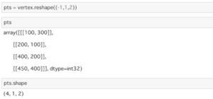 【Python】OpenCVで線や図を描く – rectangle, circle, line, putText, polylines