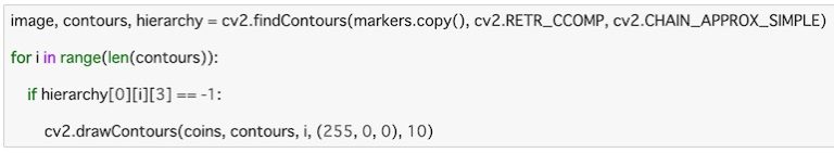 【Python】OpenCVでWatershedアルゴリズムと物体のセグメンテーション
