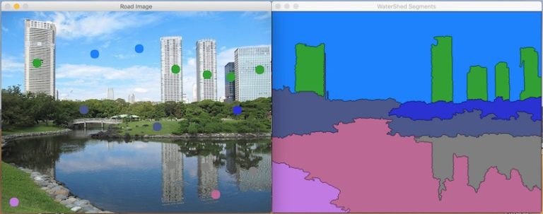 【Python】OpenCVのWatershedアルゴリズムに独自のシード設定で動的に領域分割